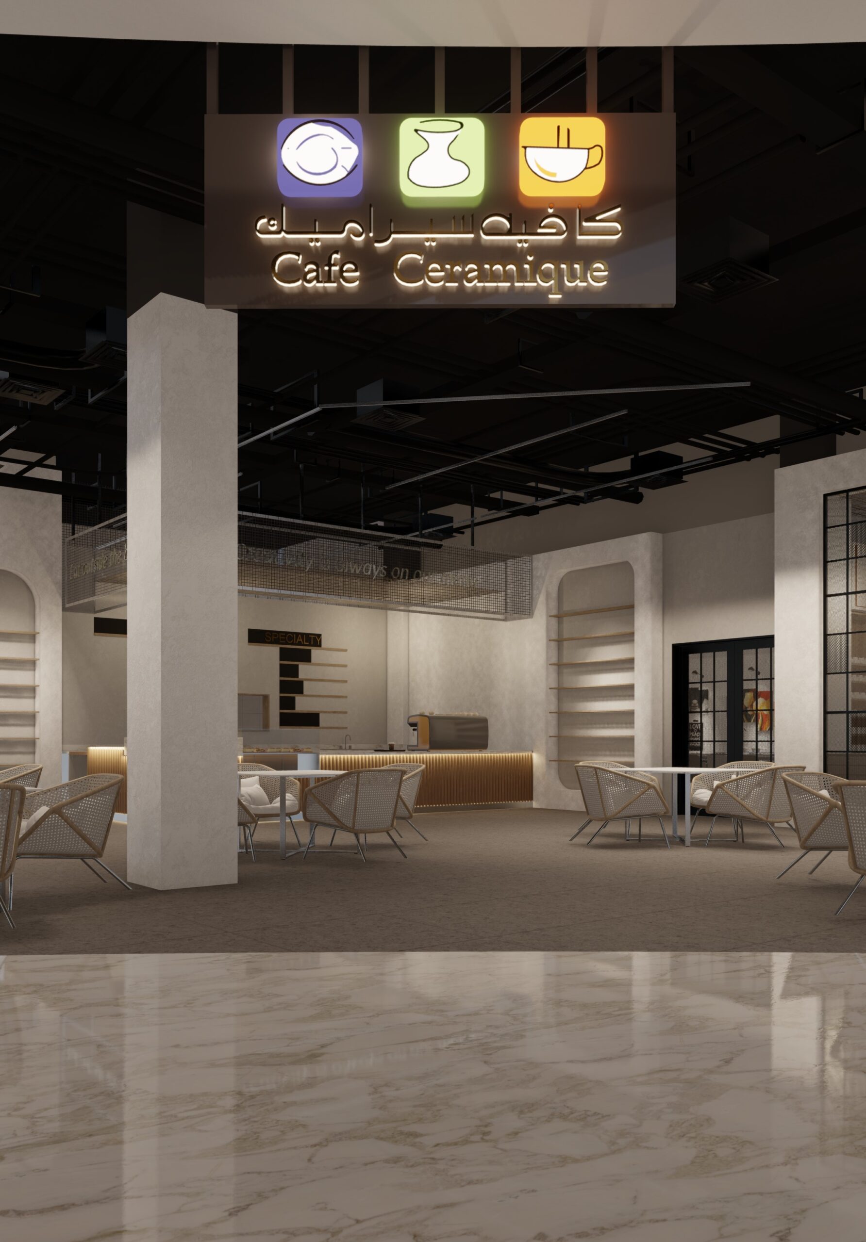 Ceramic Café - bespoke decor